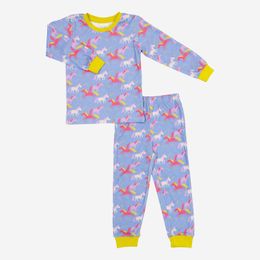 TK Maxx Blaues Pyjama-Set mit Einhornaufdruck