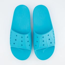 TK Maxx Blaue Slides mit Perforation