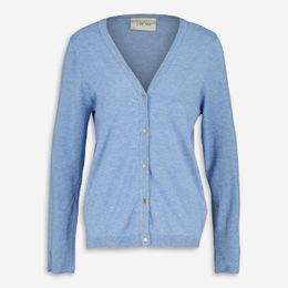 TK Maxx Blaue Strickjacke mit V-Ausschnitt