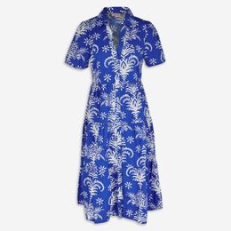 TK Maxx Blaues Suzie Midikleid mit Muster