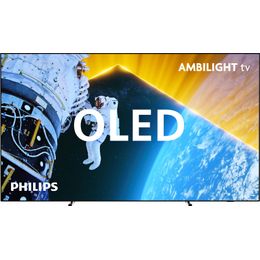 F (A bis G) Philips OLED-Fernseher Fernseher Gr. 77, schwarz