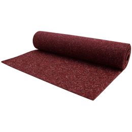 PRIMAFLOR-IDEEN IN TEXTIL Nadelvliesteppich "MERLIN" Teppiche Flachgewebe, Nadelvlies, meliert, besonders robust & strapazierfähig Gr. B: 200cm, 5,2mm, 6 m², L: 300cm, rot