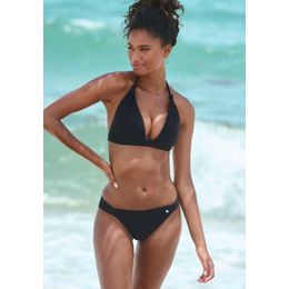 Triangel-Bikini s.Oliver "Cho" Gr. 38, Cup B, schwarz Damen Bikini-Sets mit Zierknoten