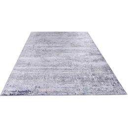 Teppich Gino Falcone "Cecilia 061" Gr. 6, grau, B:190cm H:3mm L:290cm, Kunstfaser, Teppiche, Flachgewebe, bedruckt, Vintage Design