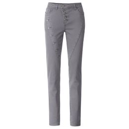 5-Pocket-Jeans Inspirationen Gr. 20, Kurzgrößen, grau (anthrazit) Damen Jeans