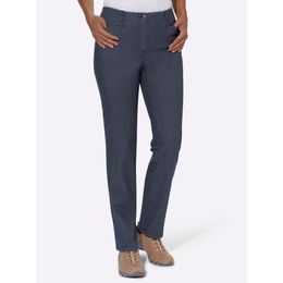 Dehnbund-Jeans COSMA Gr. 24, Kurzgrößen, blau (blue-stone-washed) Damen Jeans