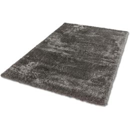 Schöner Wohnen Kollektion Hochflor-Teppich SCHÖNER WOHNEN-KOLLEKTION "Heaven" Teppiche Gr. B: 80 cm 1 St., 50 mm, L: 150 cm, grau besonders weich durch Microfaser, Wohnzimmer