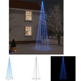 LED-Weihnachtsbaum mit Erdnägeln Blau 1134 LEDs 800 cm - Weihnachtsbäume - Blau - The Living Store