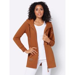 Shirtjacke Casual Looks "Shirtjacke" Gr. 42, braun (cognac) Damen Shirts