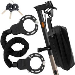 E Scooter schloss Fahrrad Kettenschloss Scheibenbremse Lock Länge 93cm Scooter - Swanew