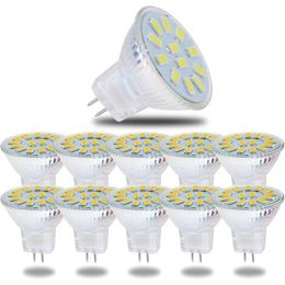 Memkey - MR11 GU4 5 w kaltweiße LED-Lampe, 6000 k, 600 Lumen, LED-Leuchtmittel, Ersatz für 50 w Halogenlampen, LED-Leuchtmittel, nicht dimmbar, 120°