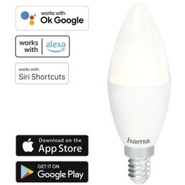 Hama Wlan LED-Lampe E14 5,5W Weiß dimbar