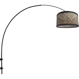 Wandlamp Sparkled light - metall - bambus - 3695ZW - Metall - Steinhauer