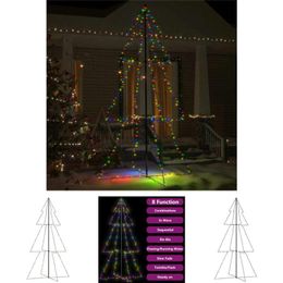 Weihnachtsbaum in Kegelform 300 LEDs Indoor & Outdoor 120x220cm - Weihnachtsbäume - Mehrfarbig - The Living Store