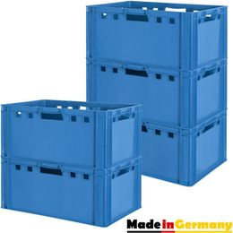 Fleischkiste E3 Fleischkiste Fleischerkiste Fleischkisten Kiste Fleischkiste Eurobox Lebensmittelecht 60 x 40 Metzgerkiste Auswahl Blau Kingpower