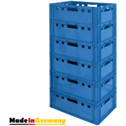 Fleischkiste E2 Fleischkiste Blau Fleischerkiste Fleischkisten Kiste Fleischkiste Eurobox Lebensmittelecht 60 x 40 Metzgerkiste Auswahl Kingpower