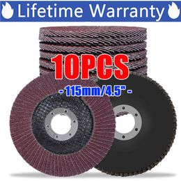 10x 115mm Winkelschleifer Flap Discs Schleifscheibe 80 Grit für Metall/Holz