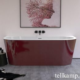 Tellkamp Solitär Wall Vorwand-Whirlwanne mit Verkleidung, W100-255-SB-A/CRRW,