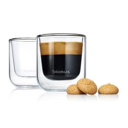 Blomus NERO Thermo-Espressogläser, 2er Set, 63652,