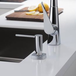 Hansgrohe A71 Spülmittel- & Lotionspender, eckig, 40468000,