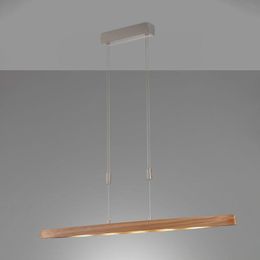 Fischer und Honsel FISCHER & HONSEL Shine-Wood LED Pendelleuchte mit Dimmer und CCT, 61076,