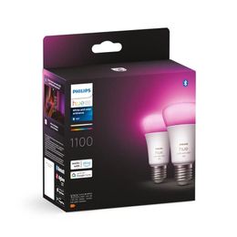 Philips Hue White & Color Ambiance LED E27, 9,5 Watt, Doppelpack, 8719514291317,