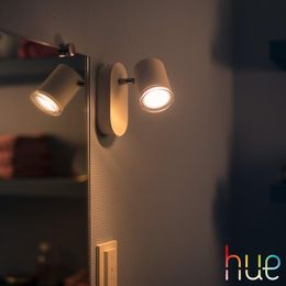 Philips Hue White Ambiance Adore LED Spot/Wandleuchte mit Dimmer, 1-flg, 8719514340855,