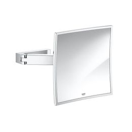 Grohe Selection Cube Kosmetikspiegel, Vergrößerung 3-fach, 40808000,