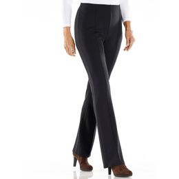 WITT Damen Bootcuthose mit Biese vorne, schwarz, Größe 46