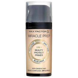 Max Factor Make-Up Gesicht Miracle Prep 3 in 1 Beauty Protect Primer Neutral