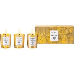 Acqua di Parma Home Fragrance Home Collection Limited EditionCandle Trio Bosco Kerze 70 gr. + Panettone Kerze 70 gr. + Caminetto Kerze 70 gr.