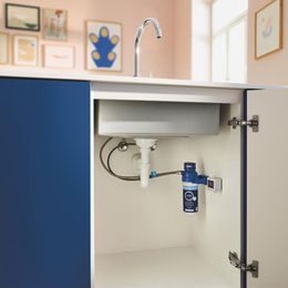 Grohe Blue Aktivkohlefilter mit Filterkopf und Durchflussmessgerät, 41136000,