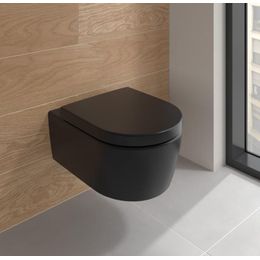 Villeroy & Boch Villeroy & Boch Embrace WC-Sitz, abnehmbar mit Absenkautomatik, 8M57S1R7,