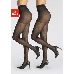 Lascana Feinstrumpfhose schwarz Gr. 32/34 für Damen