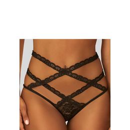 Petite Fleur Gold Taillenslip schwarz Gr. 40/42 für Damen. Figurbetont