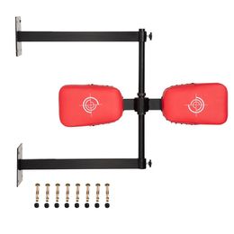 HOMCOM Schlagpolster drehbar Wandmontage Reflex Bar Punching Boxing Pad für Training Schlagkissen Kickschil