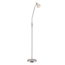 Globo Lighting - ELLIOTT - Stehleuchte Metall Nickel matt, 1x E14 LED