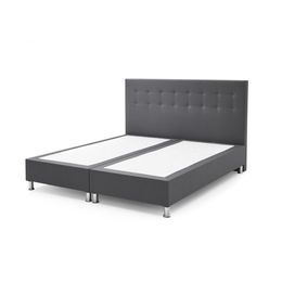 Boxspringbett MANILA anthrazit 180x200 cm ohne Matratze & Topper