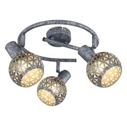 Globo Lighting - LELA - Strahler Metall grau, 3x E14