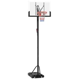 SPORTNOW Basketballkorb 235-280cm höhenverstellbar, Basketballständer mit Rollen