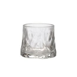 2er Set Whiskyglas Whisky Iceberg - Glas Wasserglas Saft - 180 ml, Glas, Bewegbar - Trinkglas