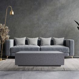 Home Deluxe Couchtisch Marmor AMIRI XXL grau