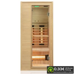 TroniTechnik Dewello® Infrarotkabine Infrarotsauna CALGARY 90cm x 90cm inkl. 4 Vollspektrumstrahler