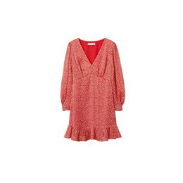 Mango Kleid 'Portofin' Damen Größe 38 rot / weiß Winterkleid