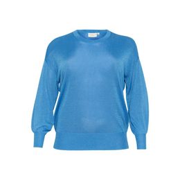 Kaffe CURVE Pullover 'Ankia' Damen Gr&ouml;&szlig;e L cyanblau