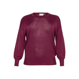 Kaffe CURVE Pullover 'KC Ankia' Damen Gr&ouml;&szlig;e XL burgunder