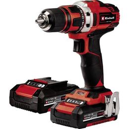 Einhell Power X-Change TE-CD 18/40-1 Li (2x1,5 Ah) 4513939 Akku-Bohrschrauber 18 V 1500 mAh Li-Ion inkl. 2. Akku, inkl. Koffer