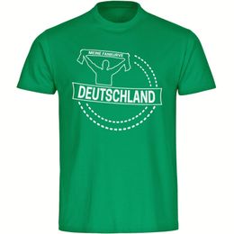 multifanshop Kinder T-Shirt - Deutschland - Meine Fankurve - Druck weiß - Kind