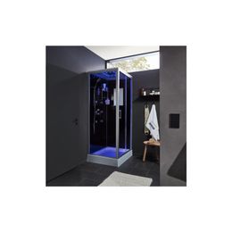 Home Deluxe Duschkabine WAVE L, 100 x 80 cm
