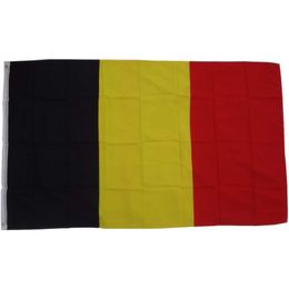 XXL Flagge Belgien 250 x 150 cm Fahne mit 3 Ösen 100g/m² Stoffgewicht